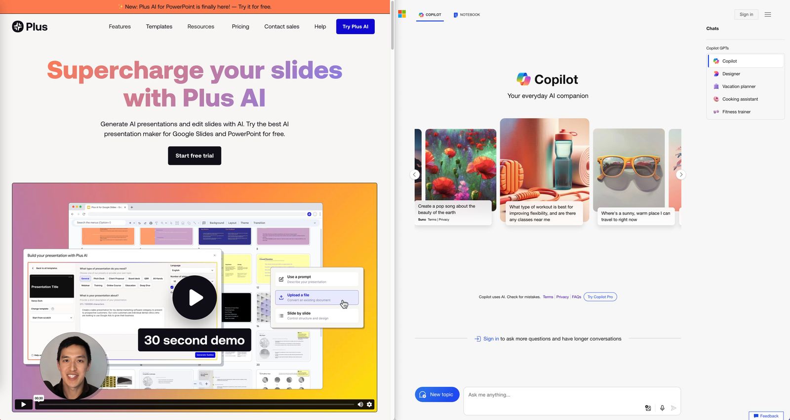 Plus Ai Vs Copilot For Powerpoint In Depth Comparison Pricing And